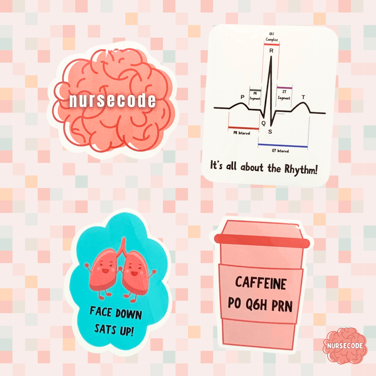 Nurse Code Vinyl Sticker Bundle